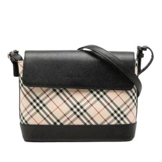Burberry Sac bandouli&egrave;re Pre-owned en toile - Femme - Pre-owned - Beige - Taille: ONE Size