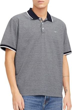 Jack & Jones Jprblualves SS Polo Noos pour Homme, Bleu Marine., XXL