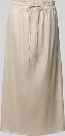 someday Midirock aus Leinen-Mix mit elastischem Bund Modell Oflow