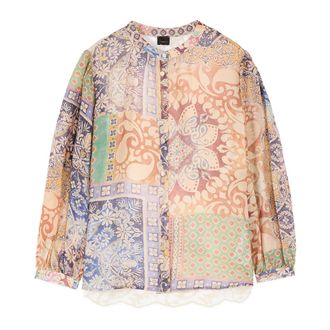 Oltre Damen, Blusen & Hemden, Beige, LGr&ouml;&szlig;e
