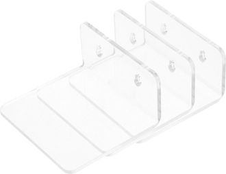 Lurrose Transparenter Selbstklebender Acryl Wandhalter f&uuml;r Blument&ouml;pfe Kleines Schwebendes Pflanzenregal Mehrzweck Bonsai Topfhalter f&uuml;r Wanddekoration und Au