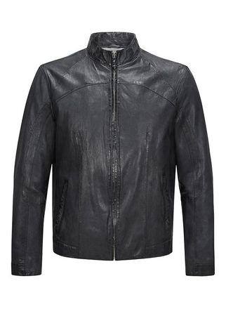 Milestone Herren Jacken blau uni mit Motiv