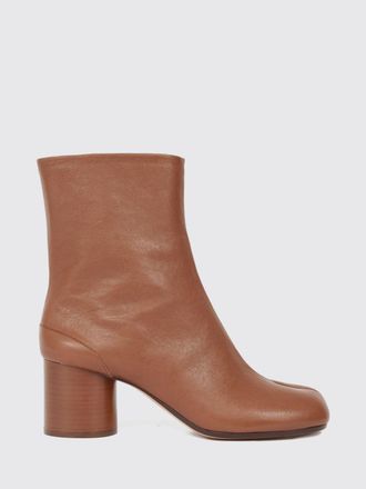 Maison Margiela Tabi-Stiefeletten aus Lammleder mit zylindrischem Absatz