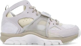 Nike Low-Top Sneaker - Air Trainer Huarache Sneakers - Gr. 4_5 - in Grau - f&uuml;r Damen