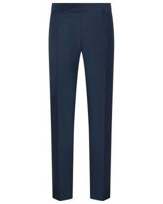 Wilvorst Festliche Anzughose aus einem Schurwoll-Mix, Drop 8, Super Slim Fit in