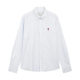 Ami Klassische Oxford-Hemd mit klassischem Schnitt - - Blouses & Shirts - Damen - Blau - S