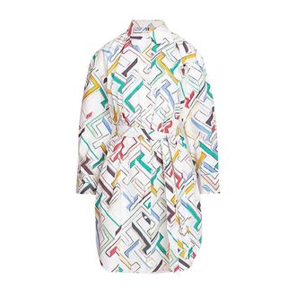 Tommy Hilfiger Popeline Hemdblusenkleid - - Dresses - Damen - Mehrfarbig - L
