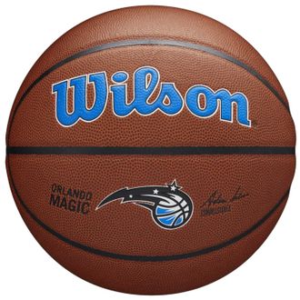 Wilson Basketball TEAM ALLIANCE, ORLANDO MAGIC, Indoor/Outdoor, Mischleder, Gr&ouml;&szlig;e: 7
