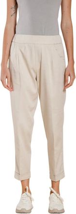 Mason's Femme, Pantalons, Beige, Taille: 38 FR Easy Jogger