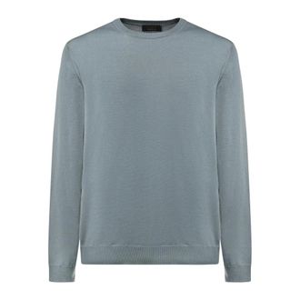 Zanone Round-Neck Strickwaren - - Knitwear - Herren - Blau - 2XL