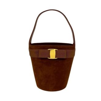 Ferragamo Sac seau Pre-owned - Femme - Pre-owned - Brun - Taille: ONE Size