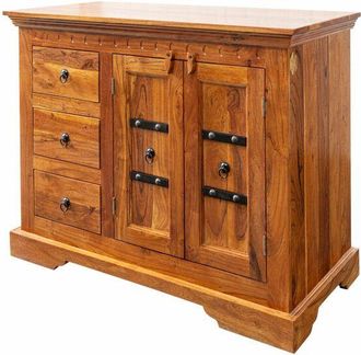 Massivmoebel24 Kommode Akazie 106x50x85 honig lackiert OXFORD 0408