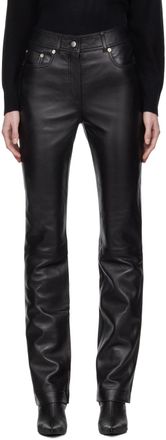 Stand Studio Pantalon Rebecca noir en cuir