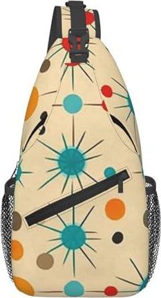 Generic Sac &agrave; dos m&eacute;di&eacute;val moderne atomique r&eacute;tro &agrave; bandouli&egrave;re de voyage pour homme