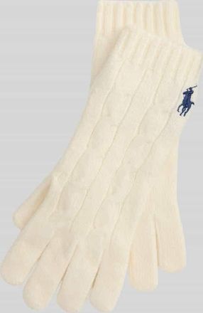 Polo Ralph Lauren Handschuhe aus Woll-Mix mit Logo-Stitching