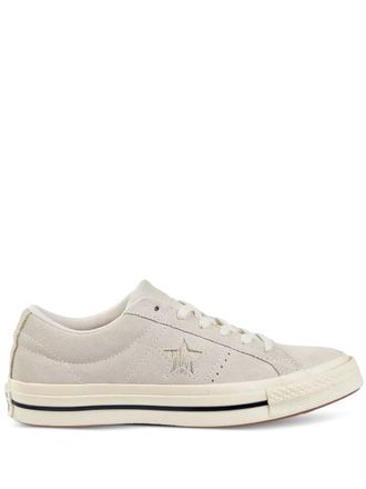 Converse baskets One Star OX Egret/Gold/Black - Tons neutres