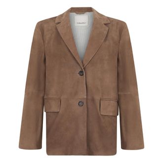 Max Mara Wildlederjacke - - Jackets - Damen - Braun - S