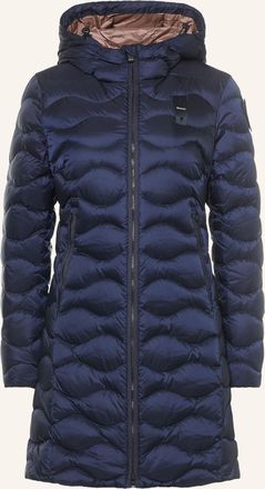 Blauer Daunenjacke Lyne Mit Schmucksteinen blau