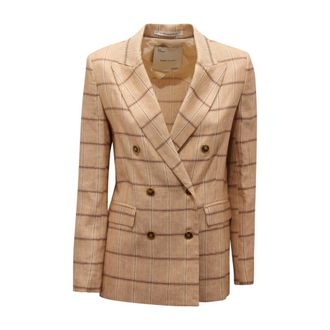 Emma & Gaia P13S115 Jacket - Femme - Vestes - Beige - Taille: 36 FR