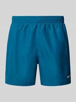 Nike Badeshorts mit Logo-Stitching und Eingrifftaschen