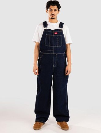 Dickies Loose Denim Bib Jeans rinsed