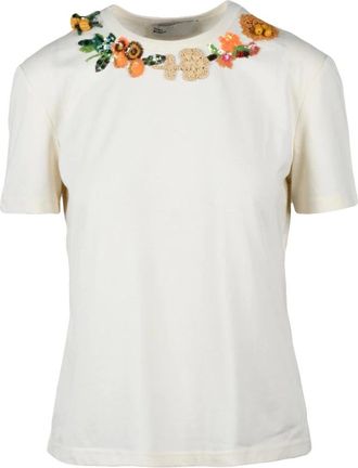 Tory Burch Femme, Tops, Blanc, Taille: 38 FR Tory Burch tshirt