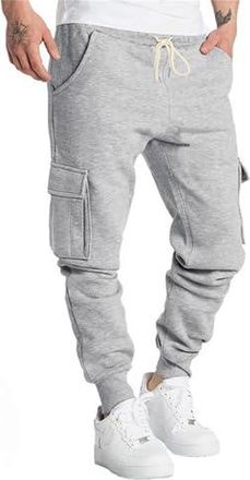 Generic CPIDAH Pantalon Homme Grande Taille Pantalon Homme Taille Elastique Jogging Hommes D&eacute;contract&eacute; Coupe Pants Trousers avec Poches Athl&eacute;tique Casual Pant