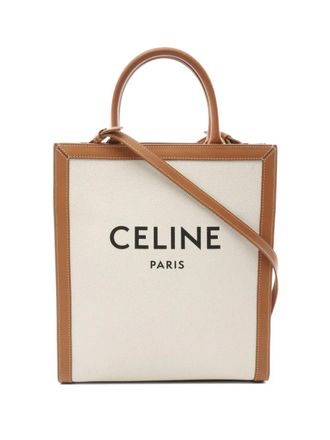 Celine petit sac à main Vertical Cabas 2Way (années 2000) - Blanc