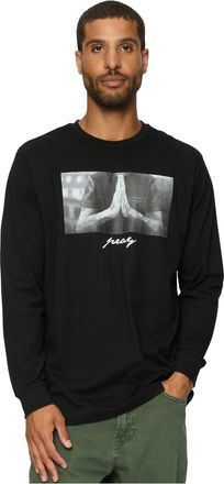 Mister Tee Herren Pray Longsleeve Black, XL