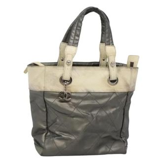 Chanel Pre-owned Canvas chanel-taschen - - Pre-owned - Damen - Grau - ONE SIZE