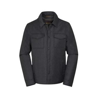 Moorer Homme, Vestes, Gris, Taille: L Baidon Overshirt