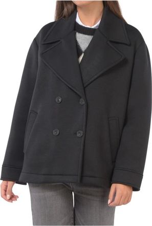 Kaos Kaos, Damen, Mäntel, Schwarzk, SGröße