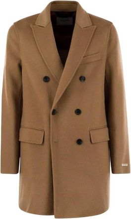 Palt&ograve; Gregorio Topcoat - Homme - Manteaux - Brun - Taille: XL