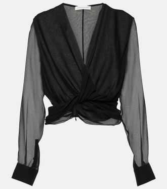 CHRISTOPHER ESBER Blouse Springs en soie