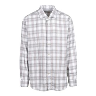Eleventy Flanellhemd - - Shirts - Herren - Grau - M