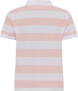 Zwillingsherz Poloshirt Stripes kurzarm, Polokragen und Knopfleiset abgesetzt, Herzkn&ouml;pfe