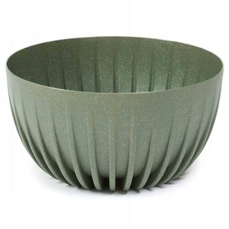 HowHomely Blumentopf Hoch 16 cm - Gr&uuml;n Blumen&uuml;bertopf - Langlebige und Leichte &Uuml;bertopf 30 cm Durchmesser f&uuml;r Wohnzimmer oder Garten - Blumenk&uuml;bel Wetterfest