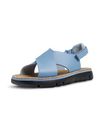 Camper Damen Oruga K200157 Flat Sandal, Blau 047, 42 EU