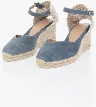 Castaner Canvas Espadrilles CHIARITA with 8cm Wedge size 40