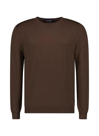 Olymp Herren Pullover braun unifarben