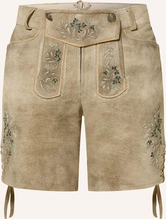 Spieth & Wensky Trachten-Lederhose Flower braun