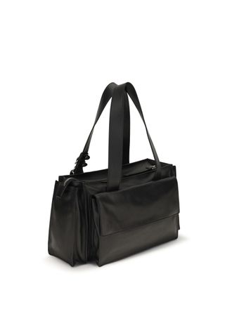 Miu Miu Womens Shoulder Bag Utilitaire Black Leather Calf