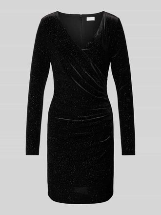 Jake*s Knielanges Cocktailkleid in Wickel-Optik