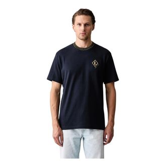 Lacoste T-shirt Lacoste avec badge French Made - Homme - Tops - Bleu - Taille: 2XL