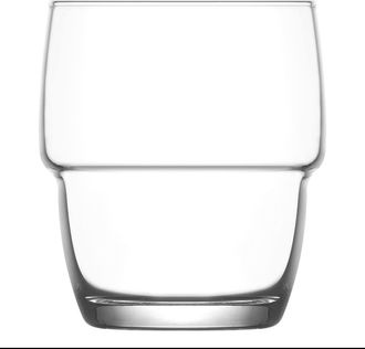 LAV Galata -Stapel -Becher -Brille - 285ml - Packung Von 6