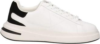 Guess Chaussures Homme Elbe, White Black Fmflbalea12, 46 EU