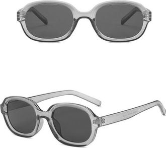 Generic Lunettes de soleil pour homme et femme - Forme ovale - Lunettes de soleil dext&eacute;rieur UV400 - Gris 2026