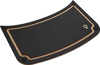 Weber Traveler Wende-Schneide- und Servierbrett, passende Form f&uuml;r Seitentisch, beidseitig verwendbar, rutschfeste Griffe - Schwarz (7031)