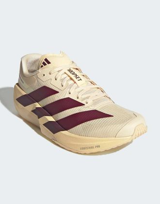 adidas Adizero dropset pro Trainingsschuhe in warm vanilla / maroon / warm-Gelb
