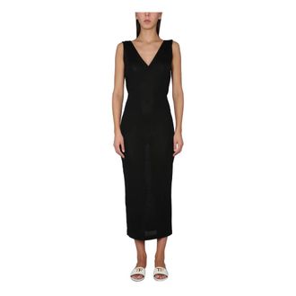 Tom Ford Slinky V-neck Tank Dress - - Dresses - Damen - Schwarzk - M